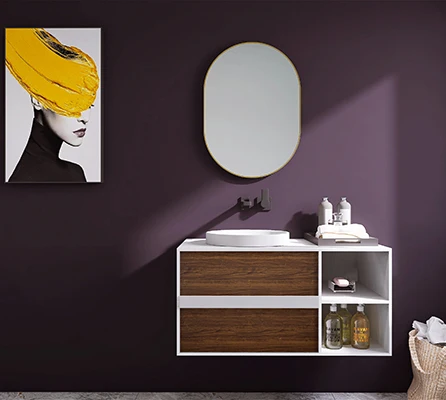 Wiselink Rectangular Durable Solid Surface Bathroom Sinks Artificial Stone Vanity Tops and Wash ...