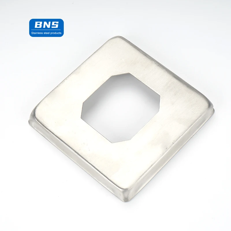 BNS Glass Stair Railing Fittings Stainless Steel Baluster Design ...