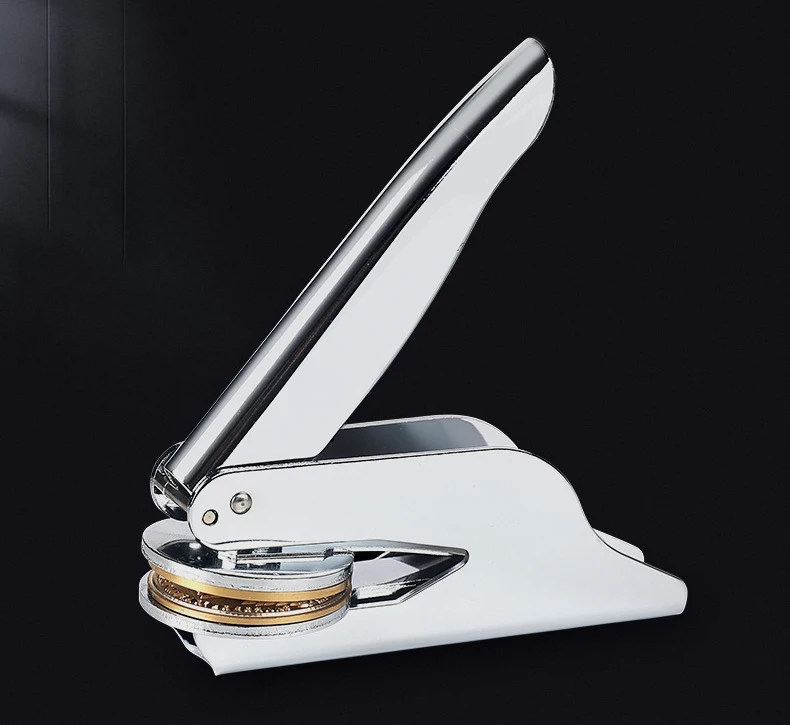 Wsy142 Personal Office Notary Paper Logo Metal Embossing Seal Stamp ...