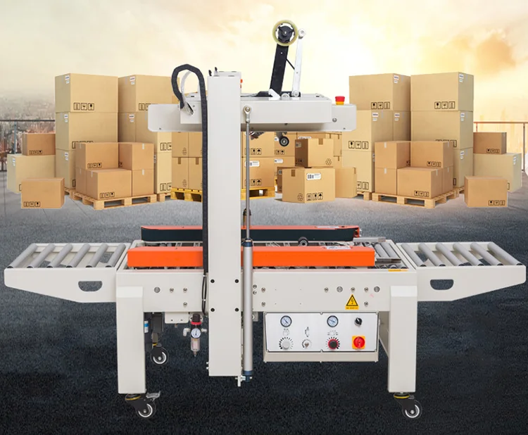 Fully Semi Automatic Fold Paper Carton Box Case Sealer
