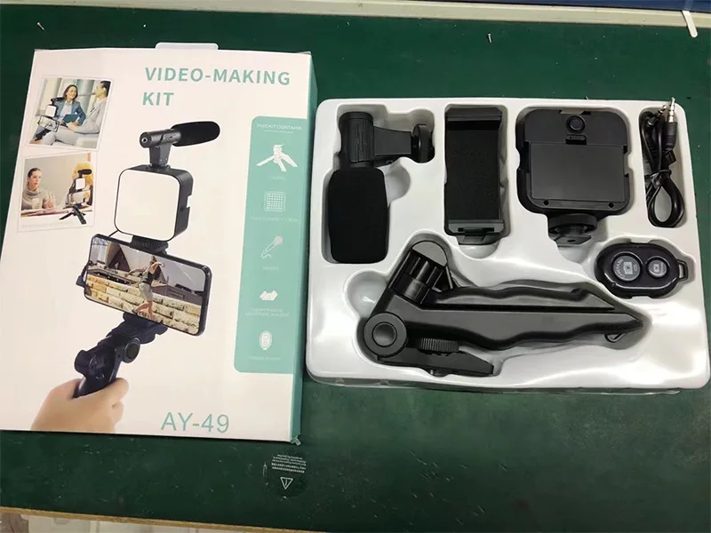 Smartphone Vlogging Kits Wireless Remote Control Set Led Video Light ...