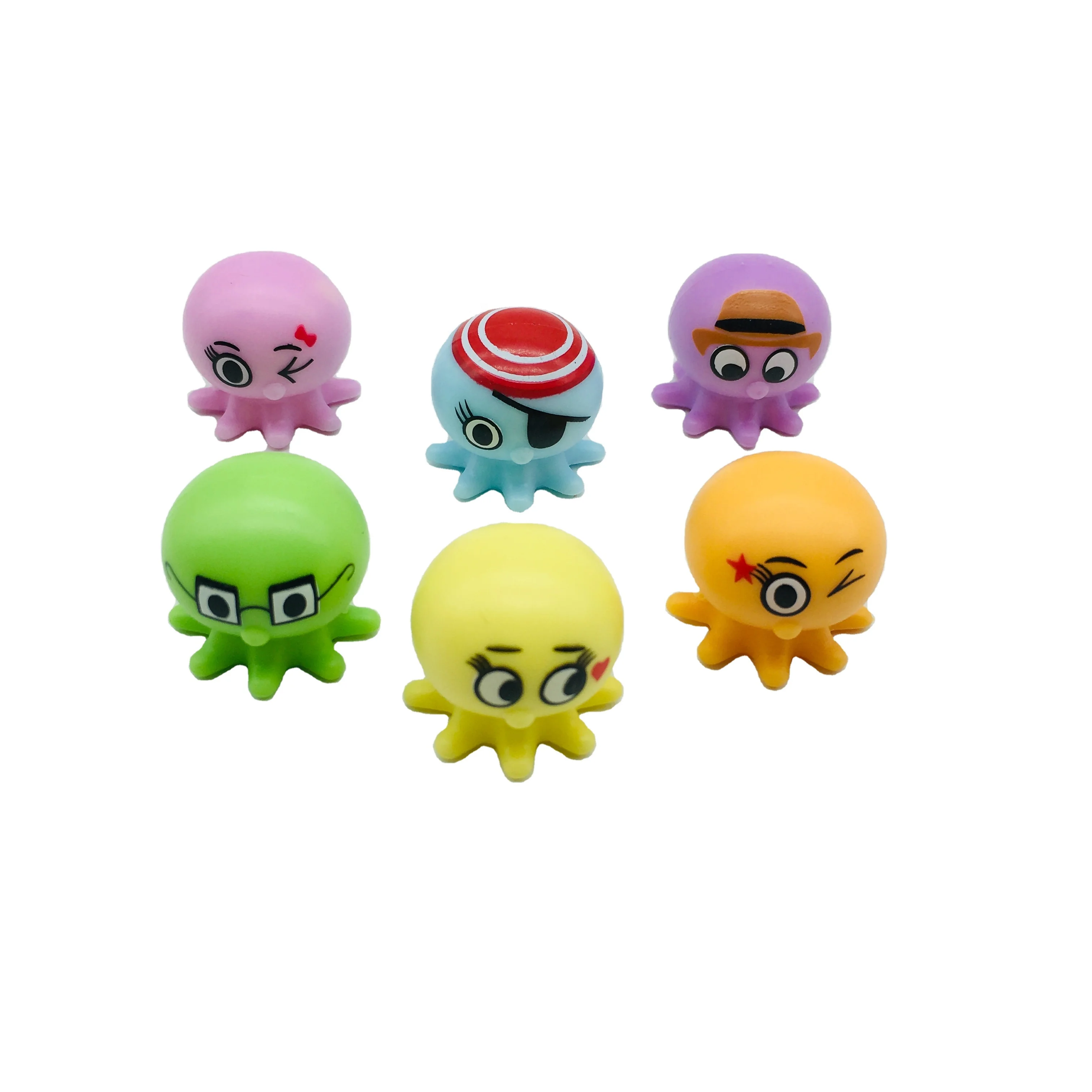 Customized Figurine Toys Plastic Pirate Octopus Toy Pencil Toppers for ...