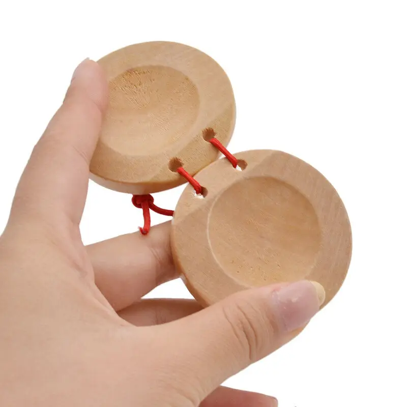Wooden Finger Castanets For Kids - Educational Music Instrument, Oem ...