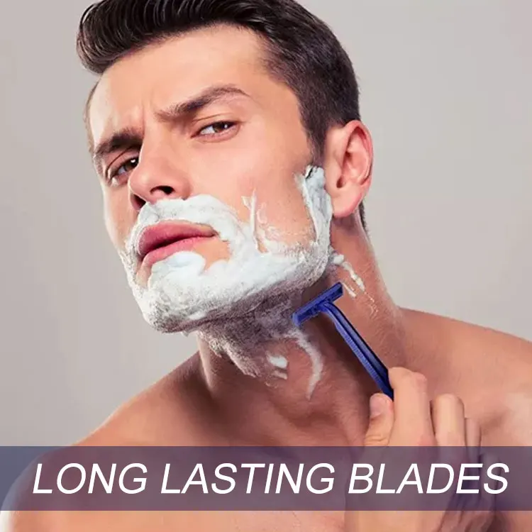 Manual Disposable Razors With Twin Layers Of Blades Shaving Razor ...