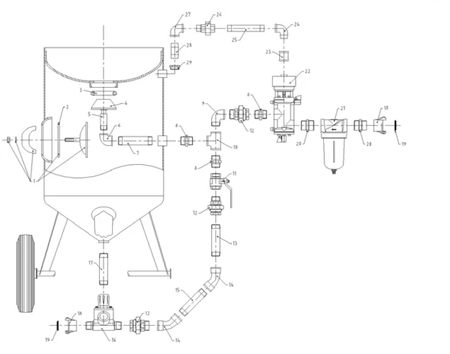 Kaitai Sandblasting Machine - Efficient Metal Cleaning