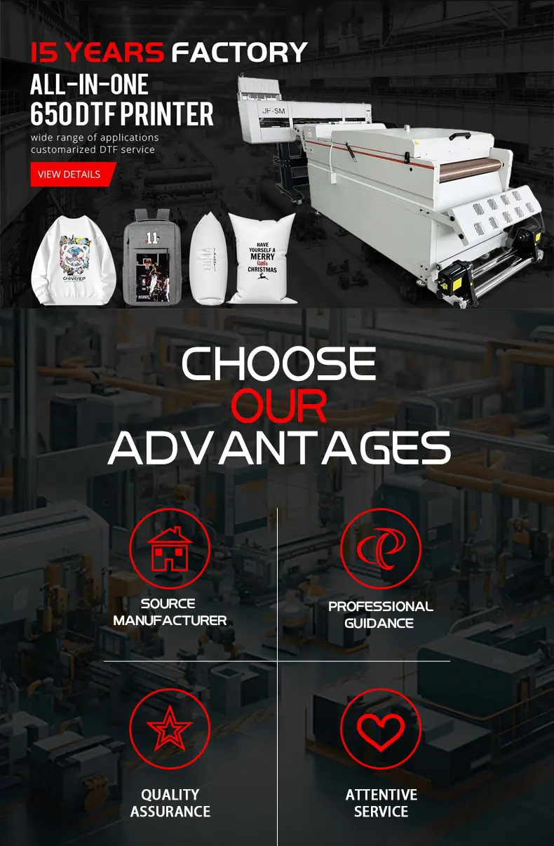 Industry Machinery 60cm I3200 2 Or 4 Head Pet Film Inkjet Printers Dtg Printer Pet Film Vinyl ...