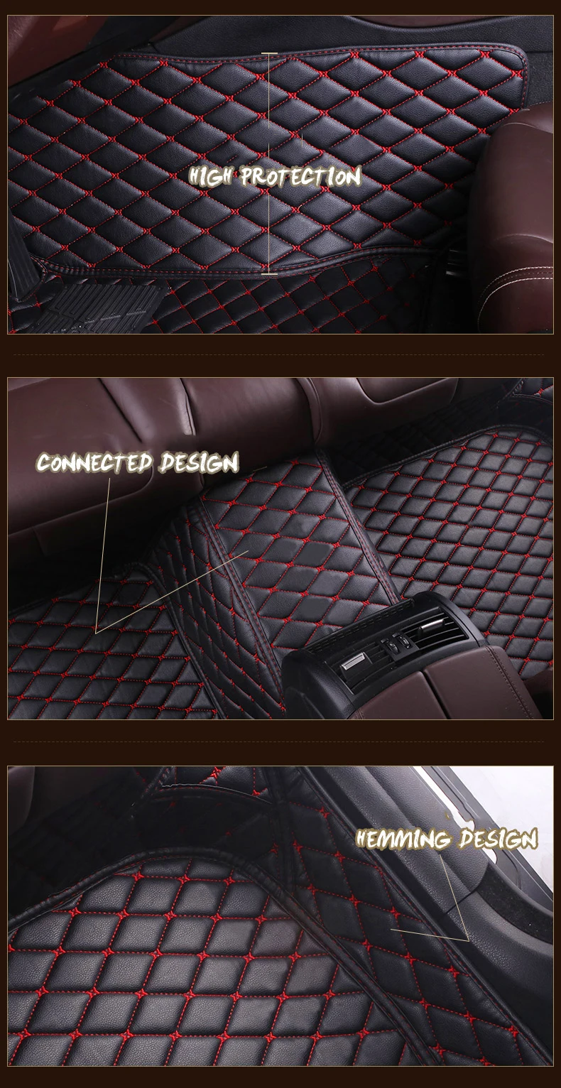 New Design Luxury Eco Friendly Car Mat Waterproof Universal Floor Mat ...