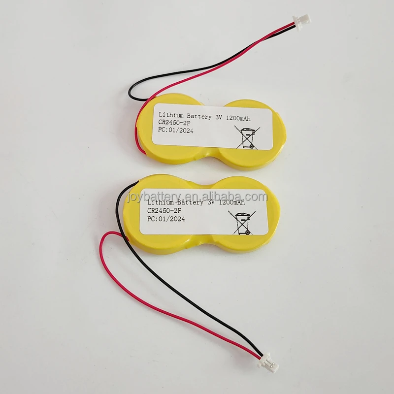 High Performance Cmos Battery Cr2450 With Cable Connector Cr2450 2p ...
