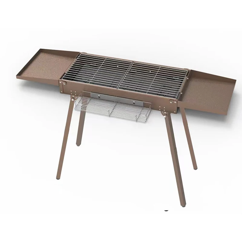 Wilderness Camping Bbq Charcoal Barbecue Grill Household Convenient ...