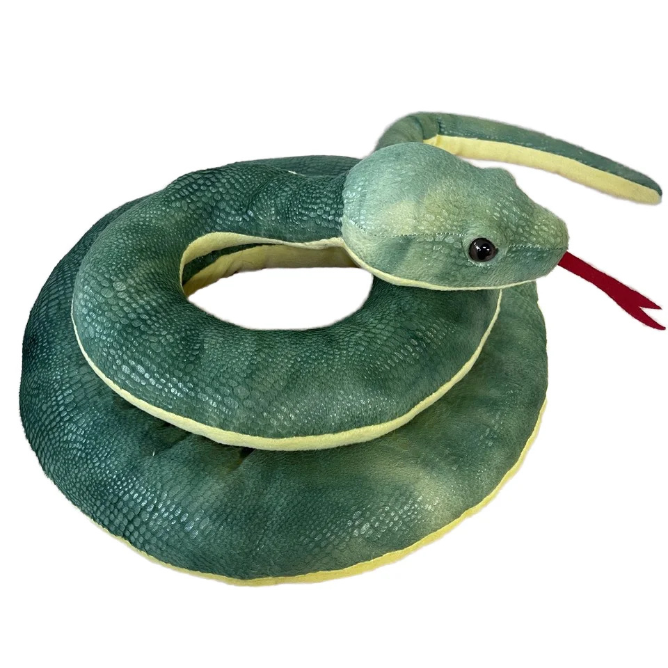 Green Snake Stuffed Toy 160cm Unisex Animated Plush Bear New Cotton ...