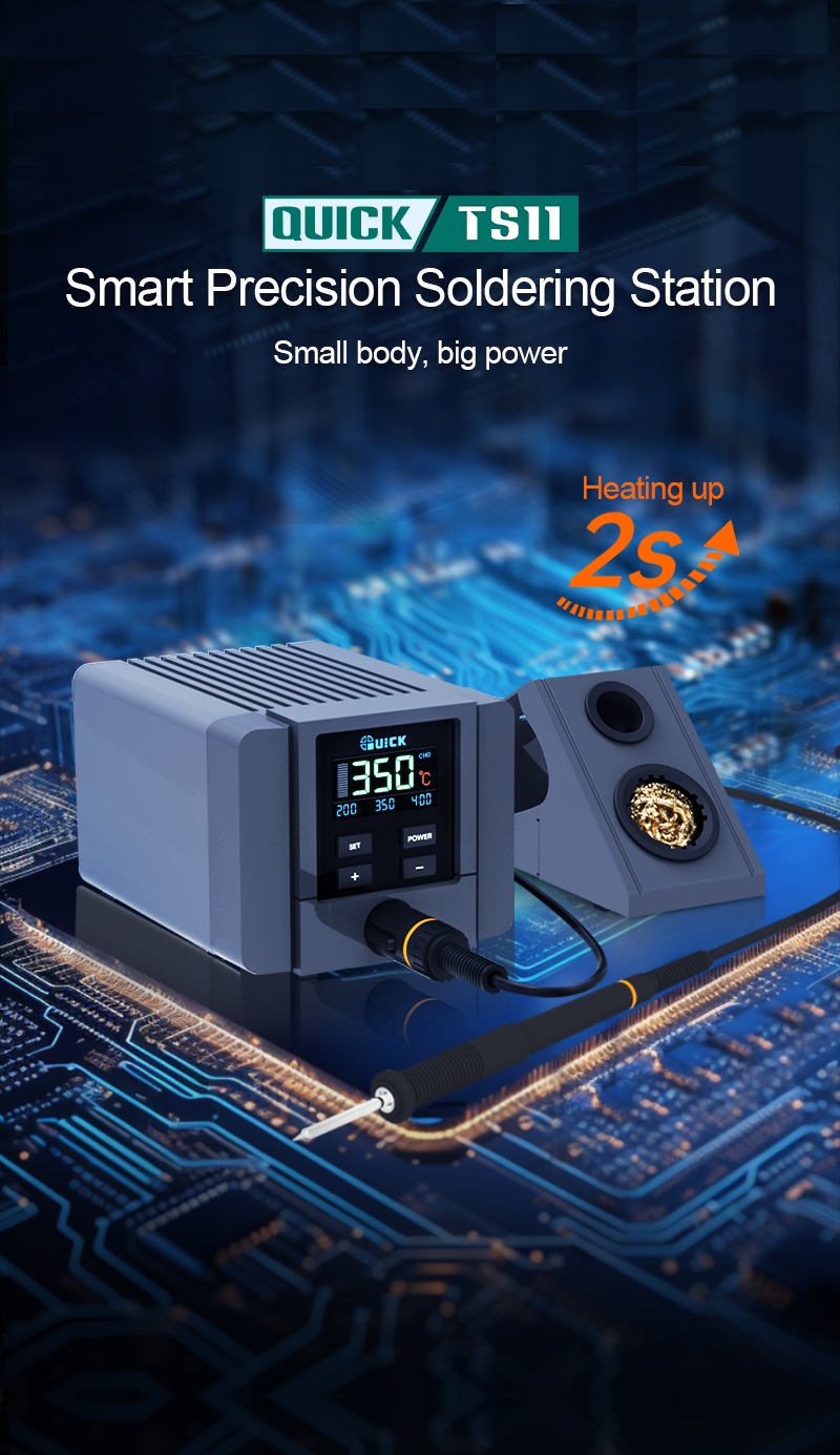 Quick Ts11 Smart Precision Soldering Station With Integrated Soldering ...