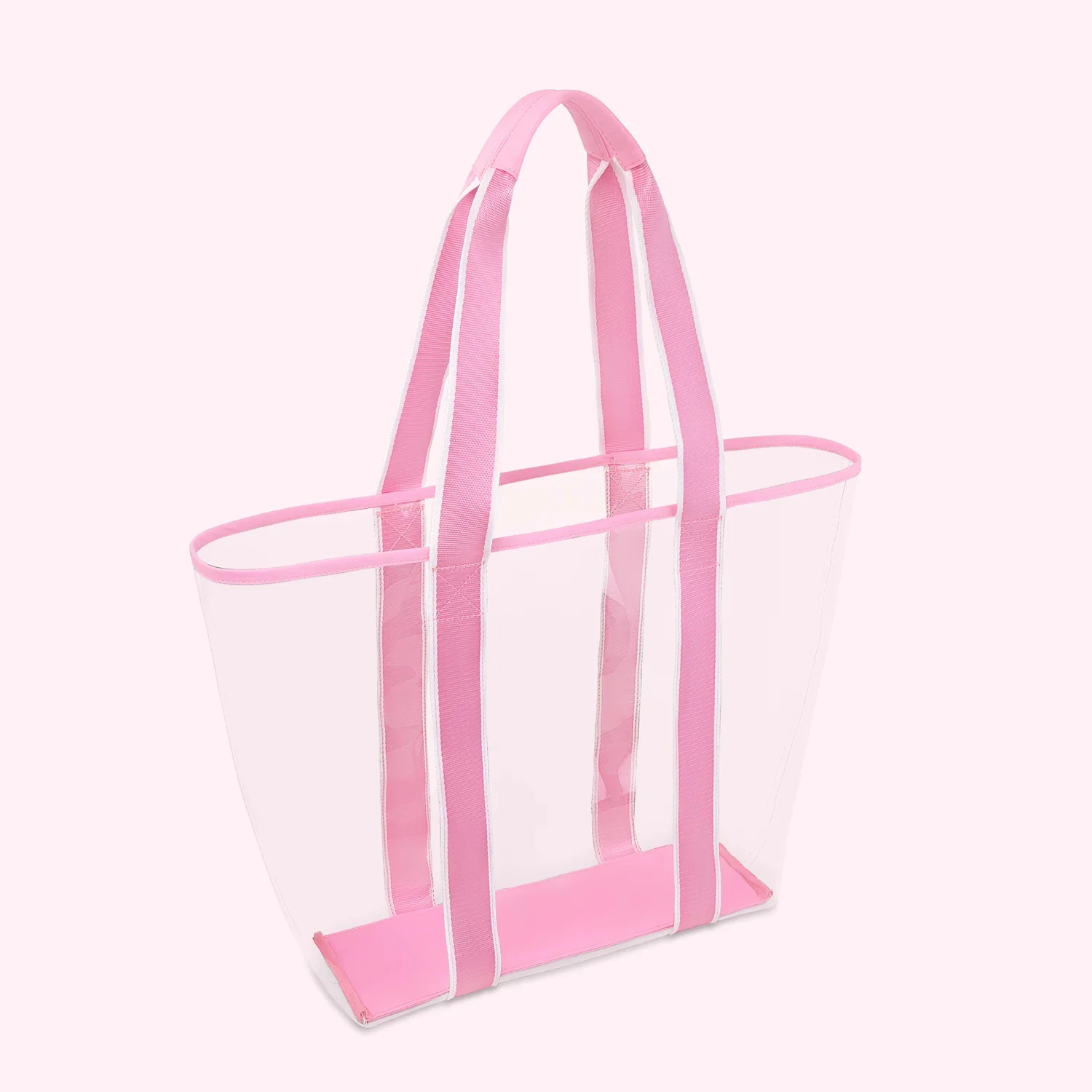 2023 Plastic clear Pvc Tote Bags Large Pvc Tote Bag pink clear Tote ...