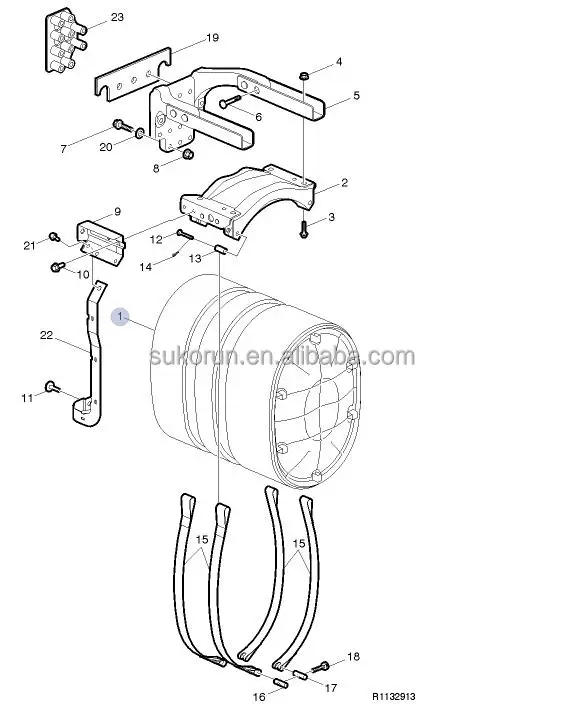 Genuine Euro V 5 Catalytic Converters for Volvo & Cummins