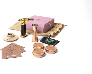 Cocktail Smoker Bartender Mixology Kit Pink - Luxury Bar Kit With ...