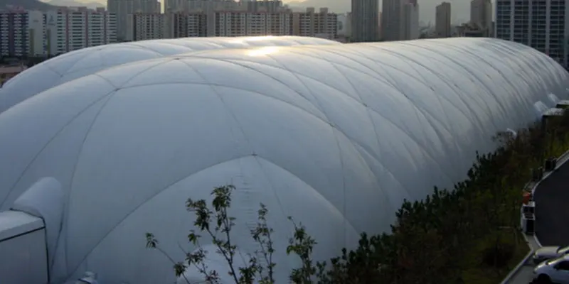 New Outdoor Gas Film Building Air Membrane Structure Igloo Dome Tent ...