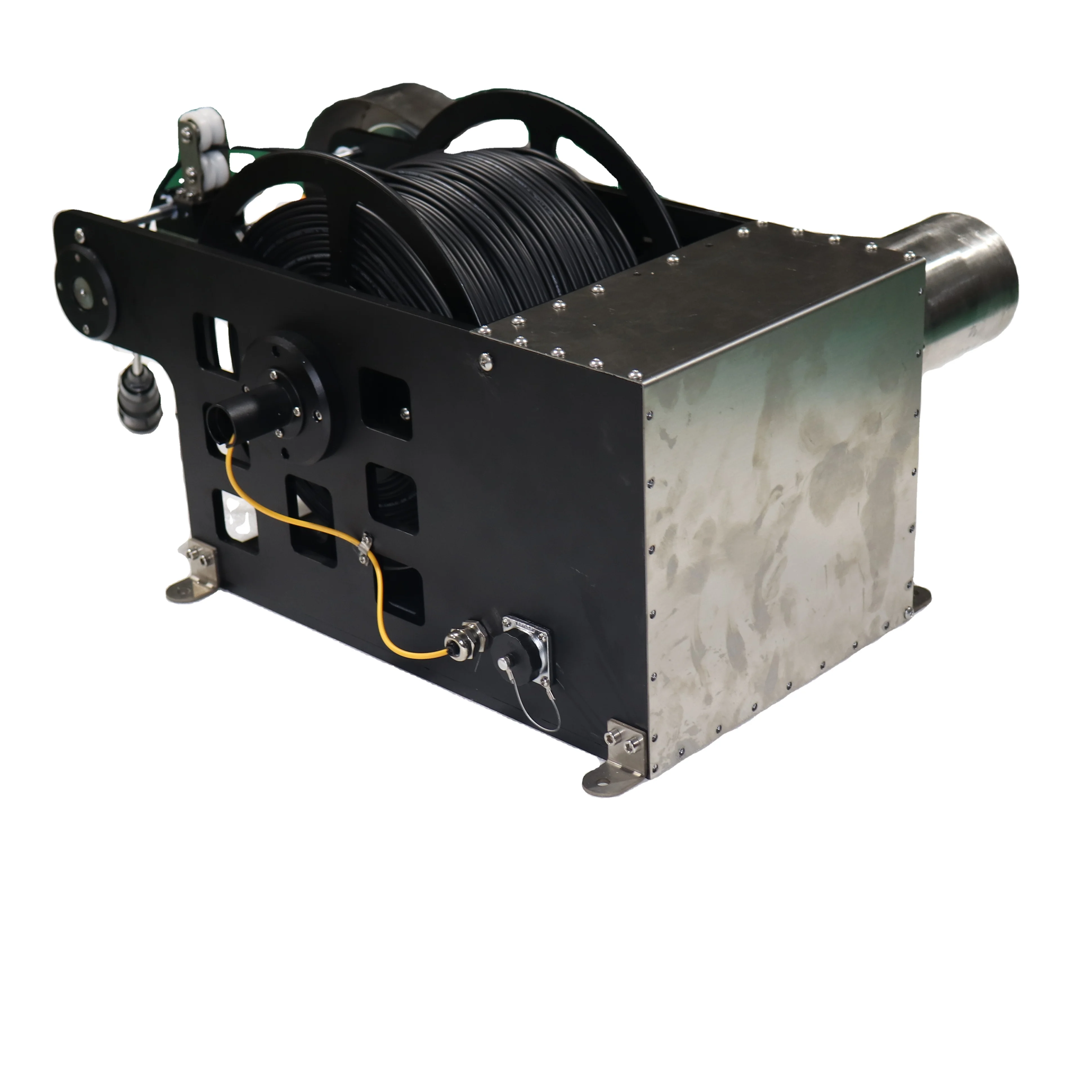 Automatic Fiber Optic ROV Tether Reel for Underwater Robotics - 200m ...