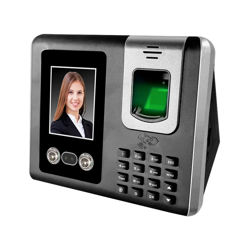 Employee Biometric Time Recording Face Recognition Time Clock In And ...