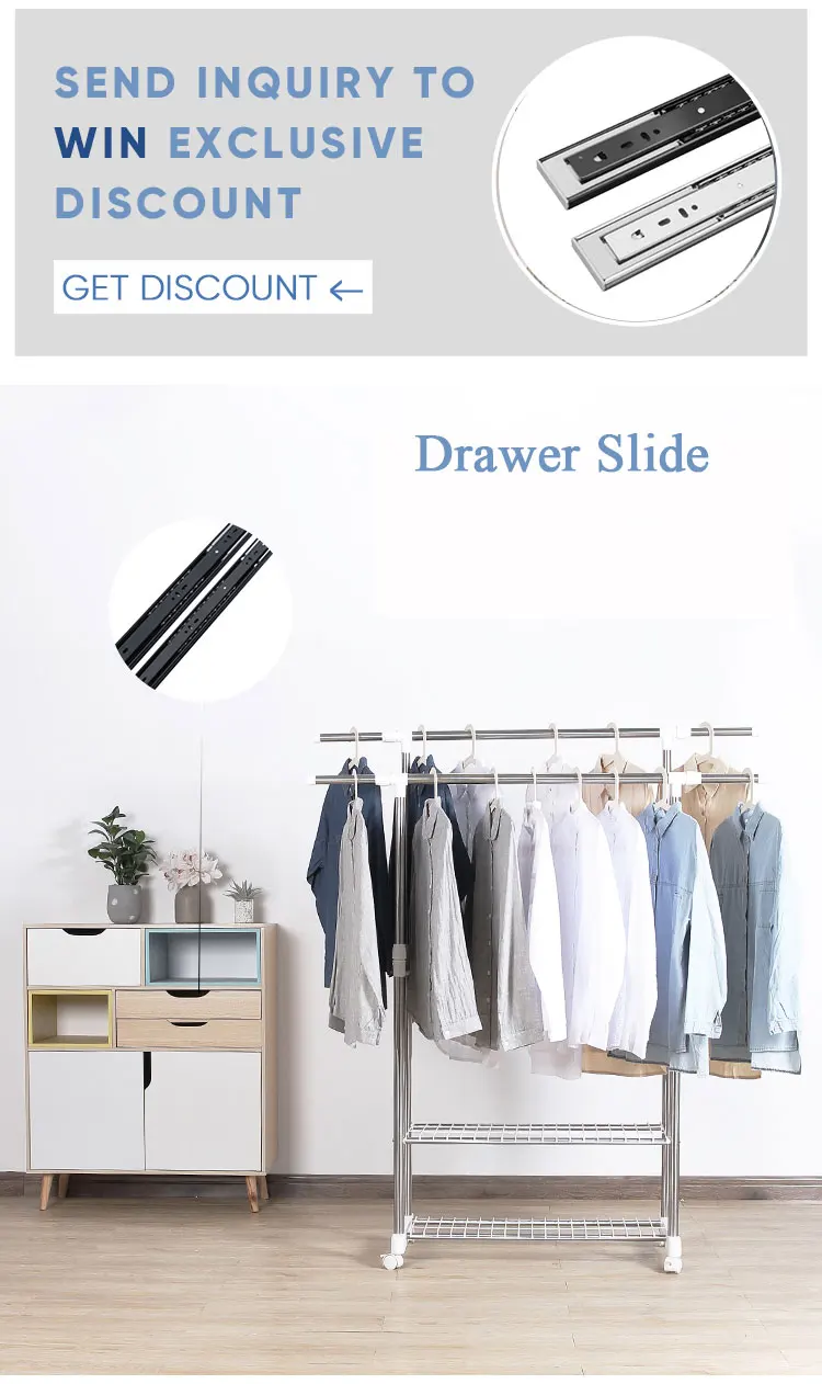 Hidden Folding Table Guide Rail Aluminum Alloy Telescopic Cabinet ...