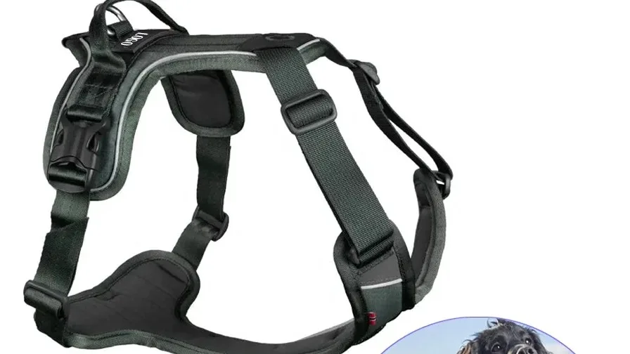 No Pull Safety Vest Hunting Dog Harness With Handle Adjust Reflective ...