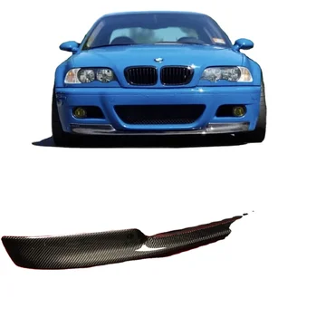 E46 M3 Front Spoiler Lip Carbon Fiber Csl Style For Oem Bumper - Buy ...