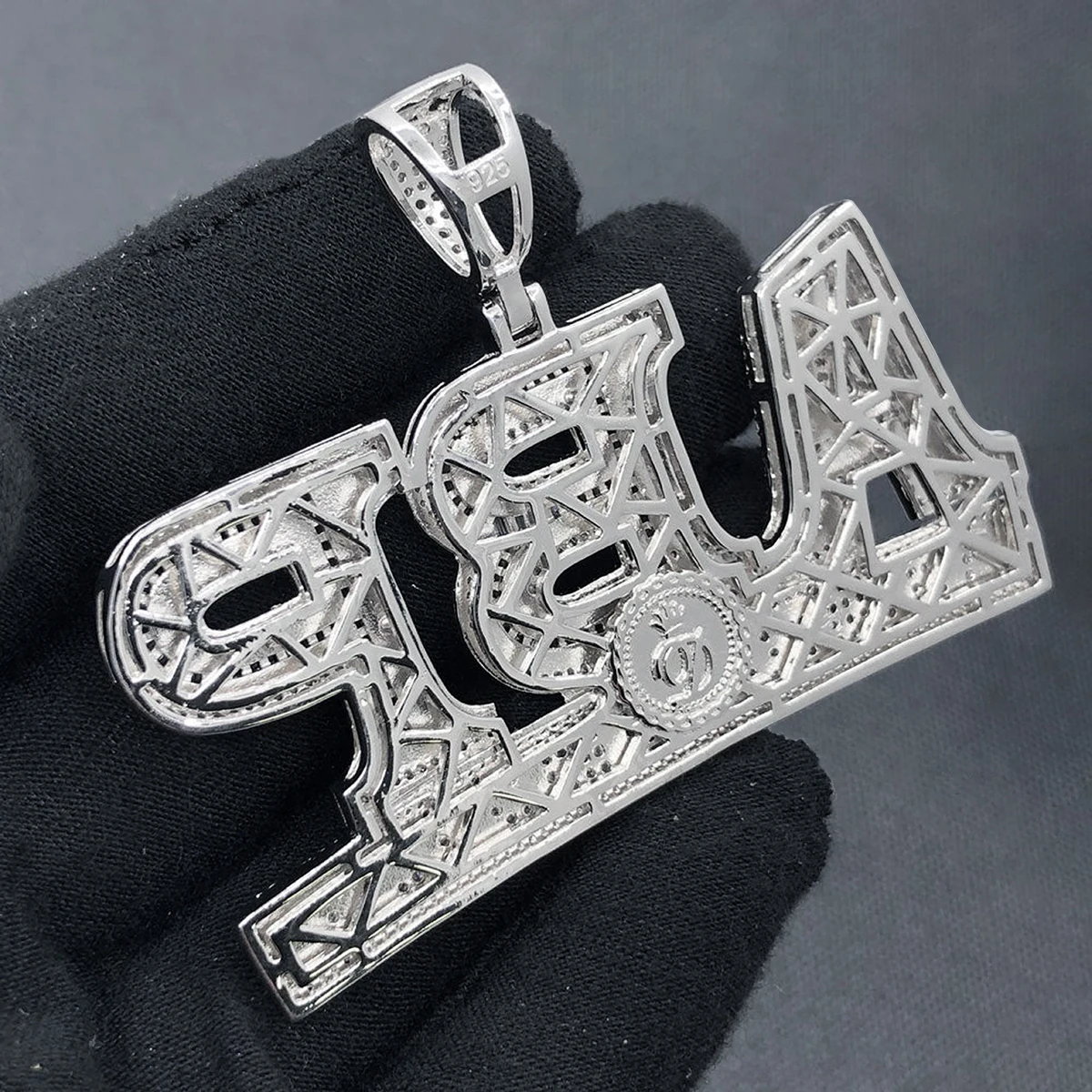 Gold Hip Hop Diamond Silver 925 Making Letter Iced Out Name ...