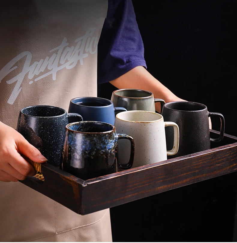 Japanese Creative Ceramic Water Cups,Office Coffee Cups,Rough Ceramic ...