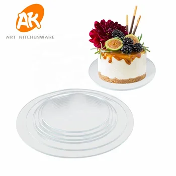 Ak Custom Round Acrylic Disc Cake Boards For Decorating Cakes Diy Art ...