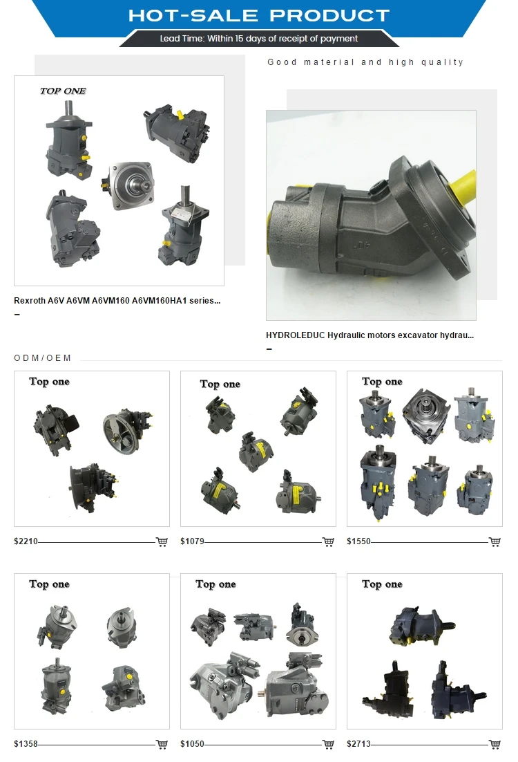 Topone High Pressure Hydraulic Piston Pump A22 A22vg A22vg045 ...