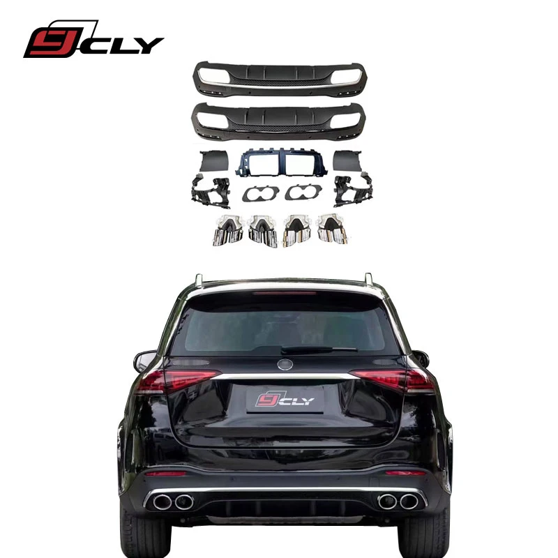 Car diffuser for Benz 2019-2024 GLE SUV W167 upgrade GLE53 AMG model ...