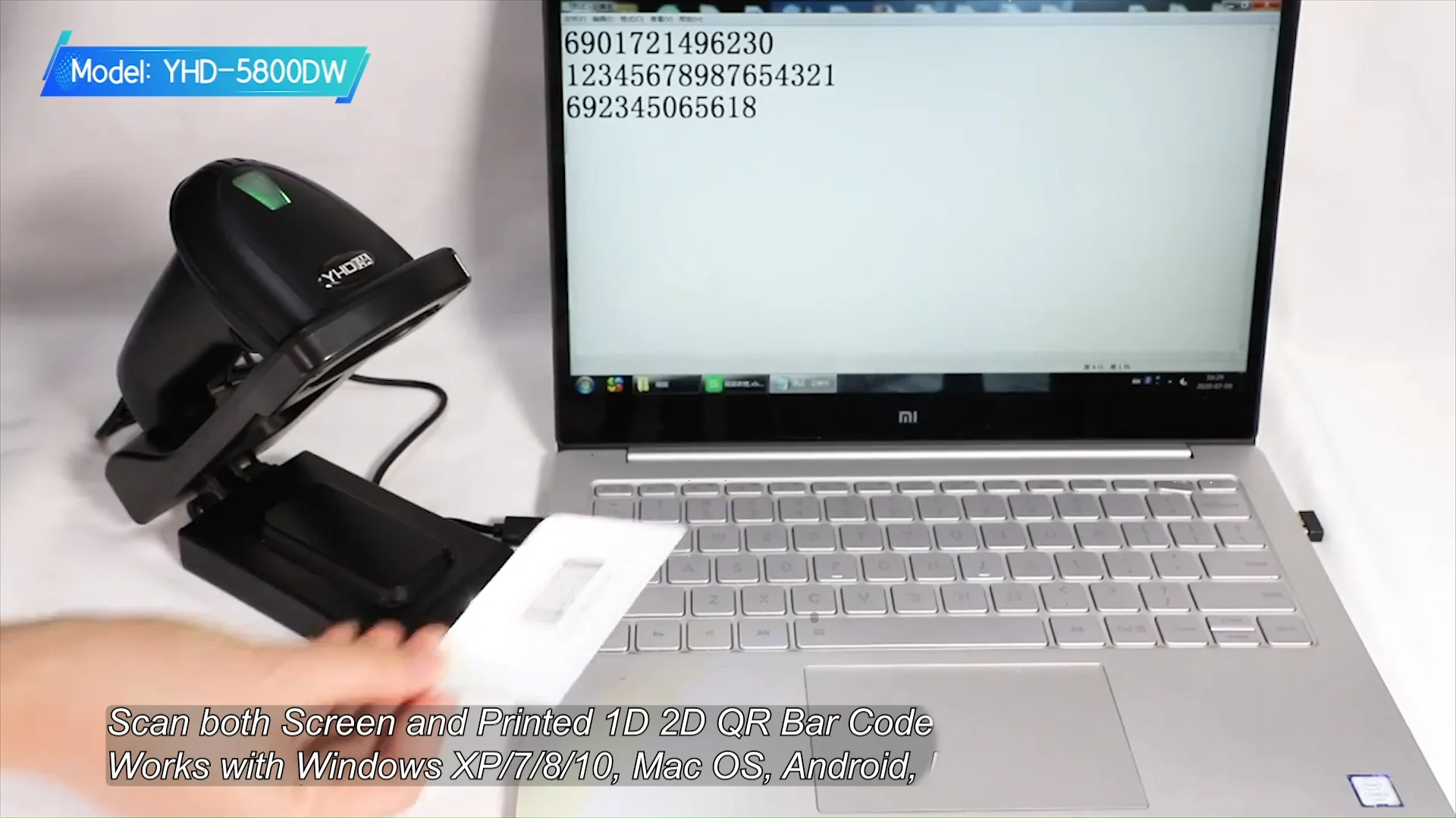 Wireless 2d Cmos Sensor Yhdaa Barcode Scanner Pos For Reading 1d Qr ...