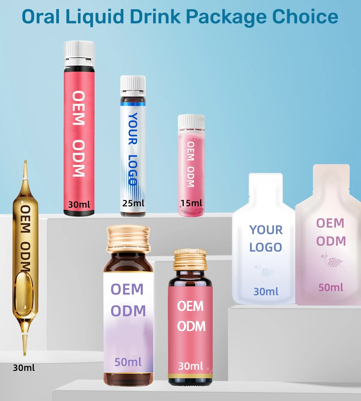 OEM/ODM Hydration Sodium Hyaluronate Skin Whitening Collagen Peptide ...