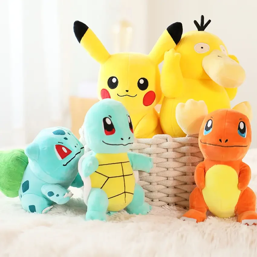 Cpc Ce Cartoon Anime Plush Dolls Pokemoned Pikachu Bulbasaur Squirtle ...