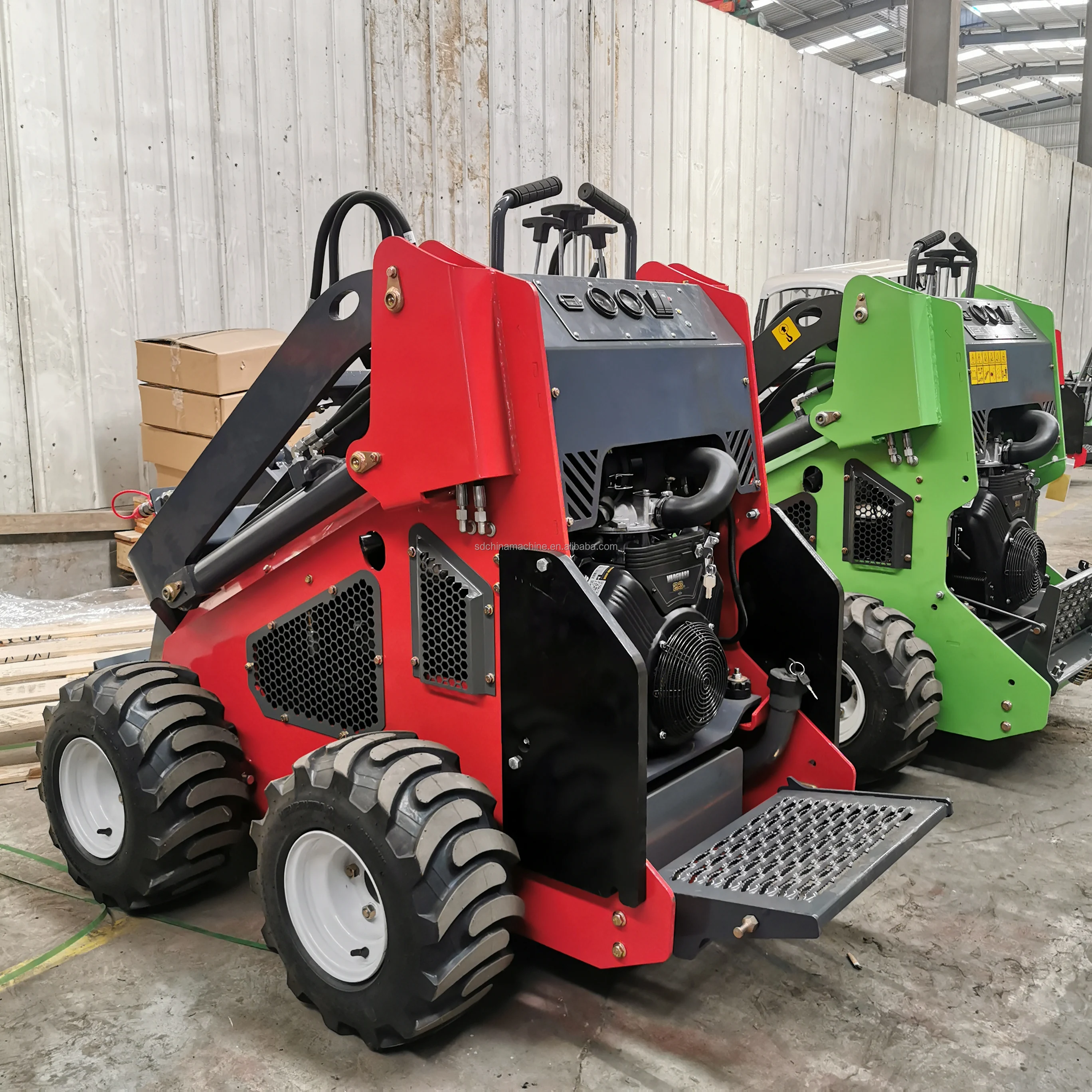 China Skid Steer Dingo Stand on Attachments Mini Crawler Skid Steer ...