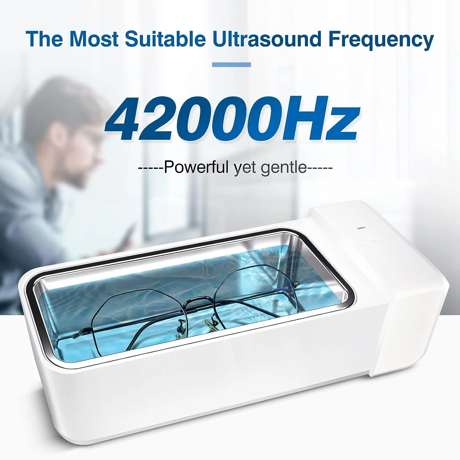 2024 Ultrasonic Cleaning Machine 46000hz High Frequency Vibration Wash ...
