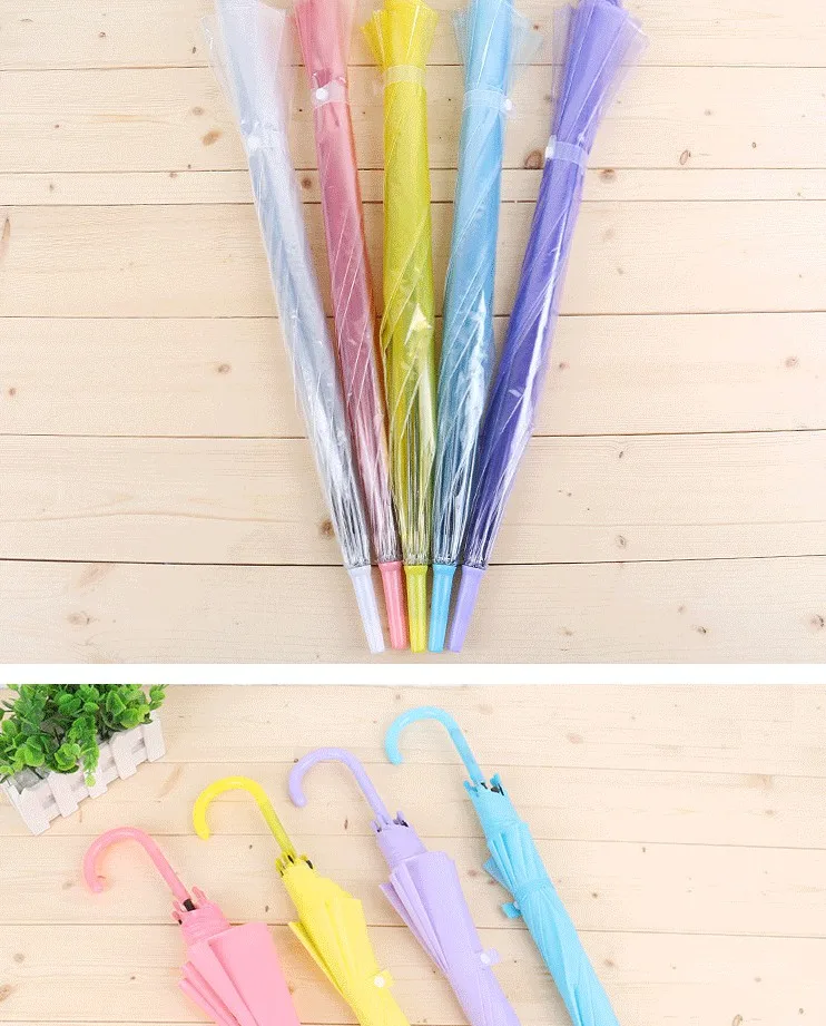 Customizable Umbrellas - DD761 Transparent PVC Kids Parasol