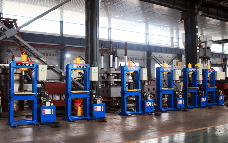 100 Ton H-Frame Gantry Straightening Machine Hydraulic Press