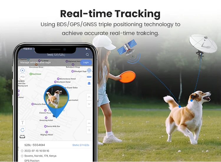 Waterproof Ip67 4g Mini Locator Smart Real Time Location Localizador Pet Tracker Gps Tracking ...