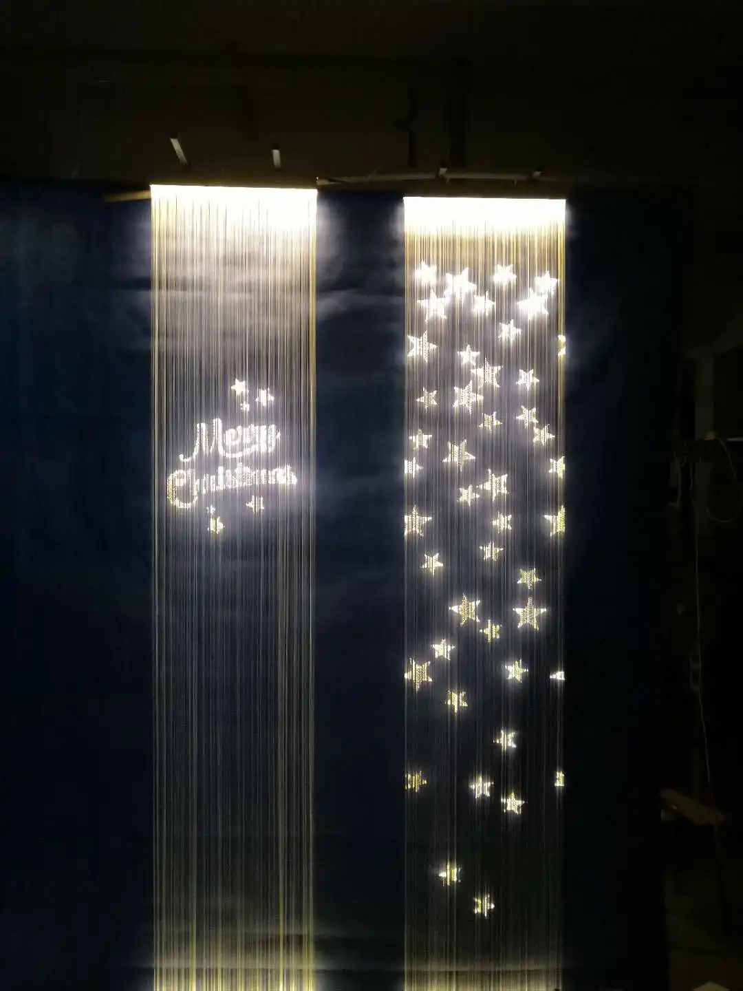 Indoor Decorative Plastic Fiber Optic Curtain Light - 50000 Hours