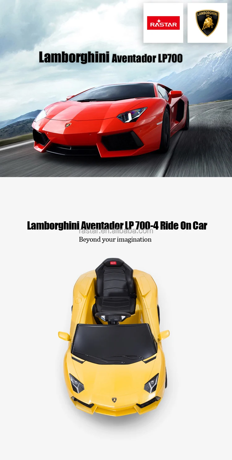 Rastar Toy Large Plastic Battery Cars Electric Ride On Car For Kids ...