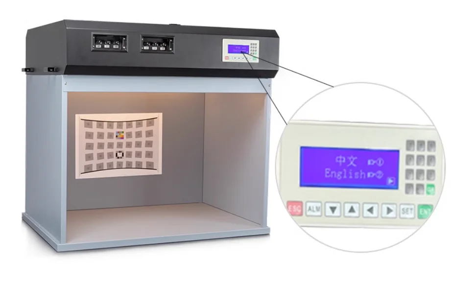 Visual Chart Basic Light Box To Evaluate Color For Various Samples ...