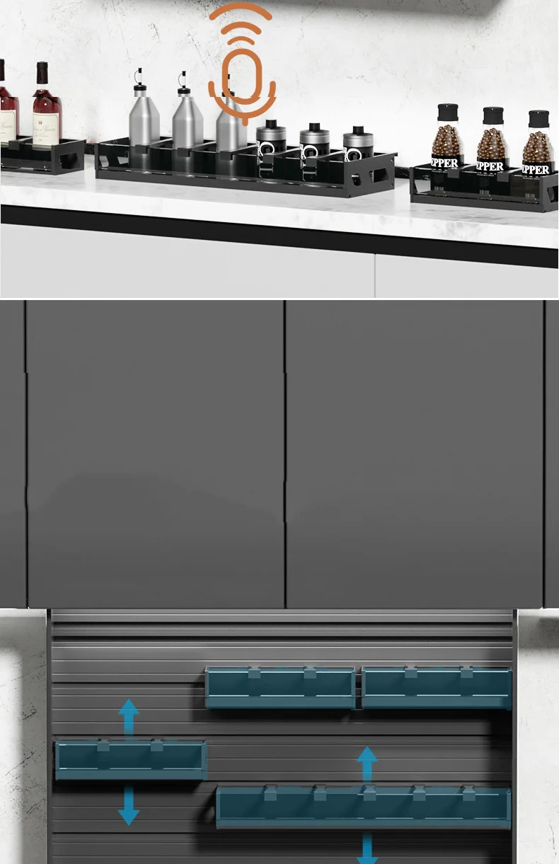 Smart Kitchen Storage - Automatic Electric Lift Baskets