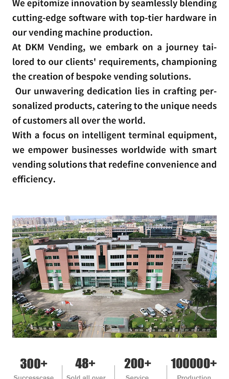 DKM Digital Smart Touch Screen Vending System - 500pcs Capacity