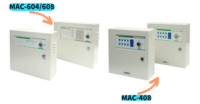 MiTEC Building Security Alarm Control Panel 4 8 16 Zone for Addressable ...