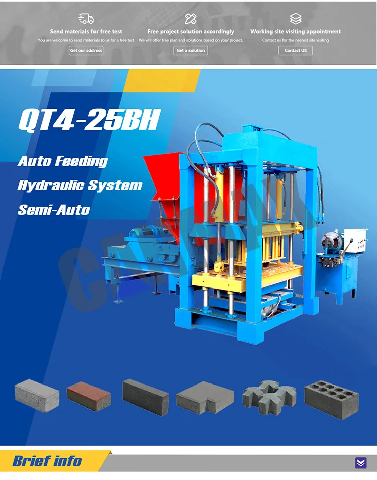 Manual Hollow Block Making Philippine Hydraulic Press Automatic ...