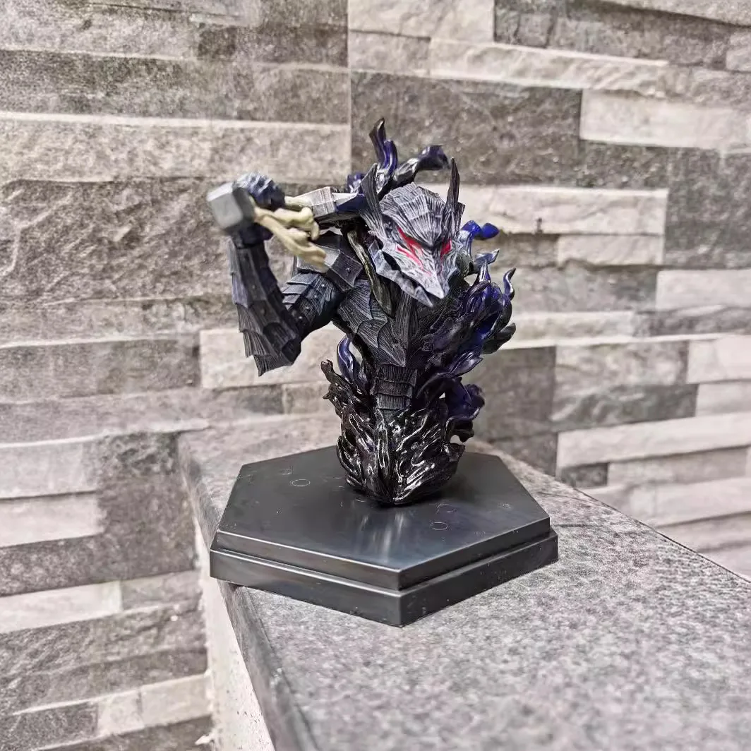 Berserk Guts Pvc Armor Bust Purple-black Action Figure Toy Model Anime ...