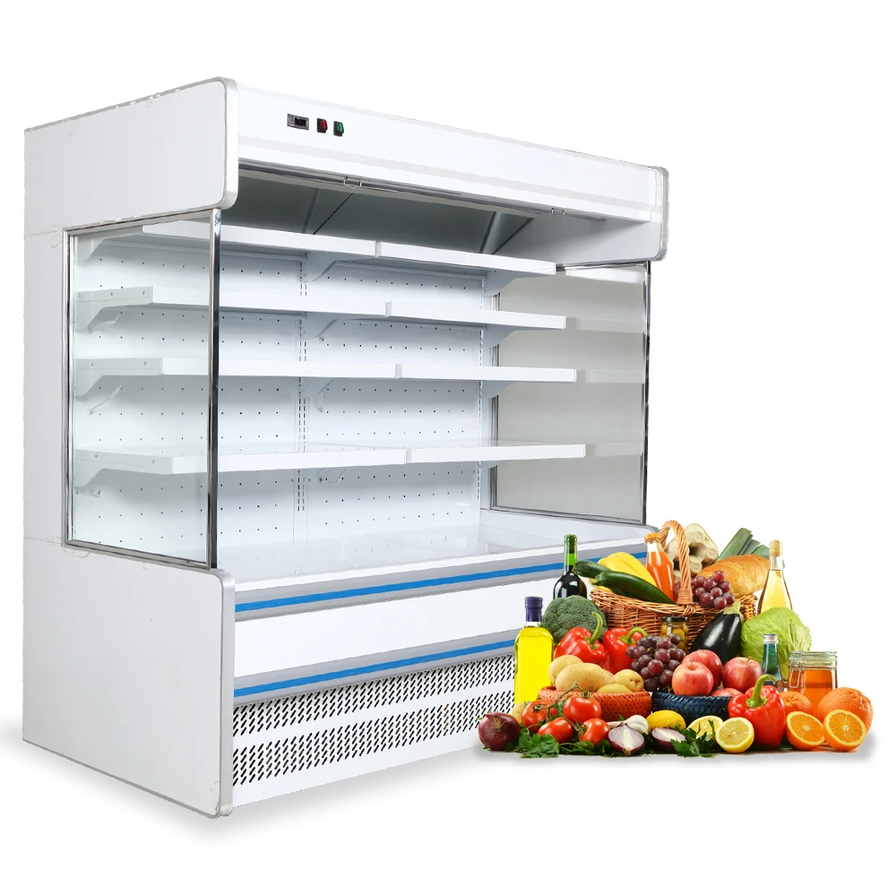 Commercial Fruit And Vegetable Refrigerator Display Showcase Fridge ...