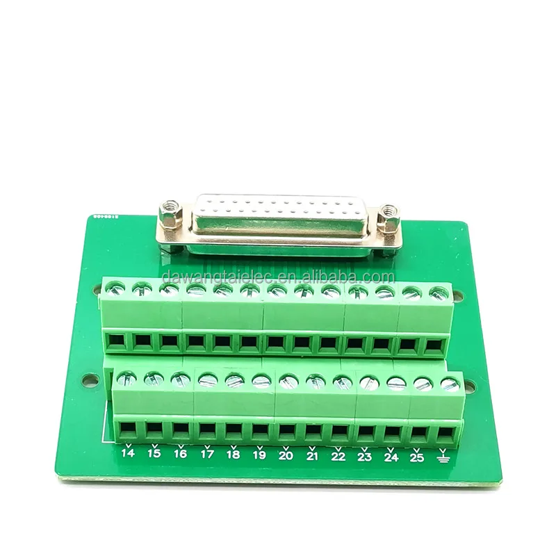 Db25 D-sub Female Db25-m11 25 Pin Connectors Socket Terminal Block Breakout Board Adapter ...