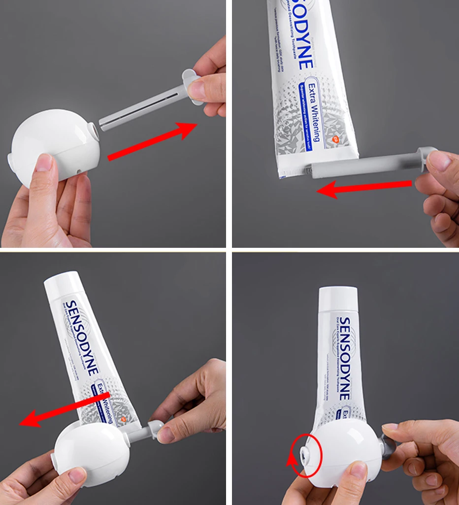 Toothpaste Squeezer Toothpaste Dispenser Multi-functional Facial ...