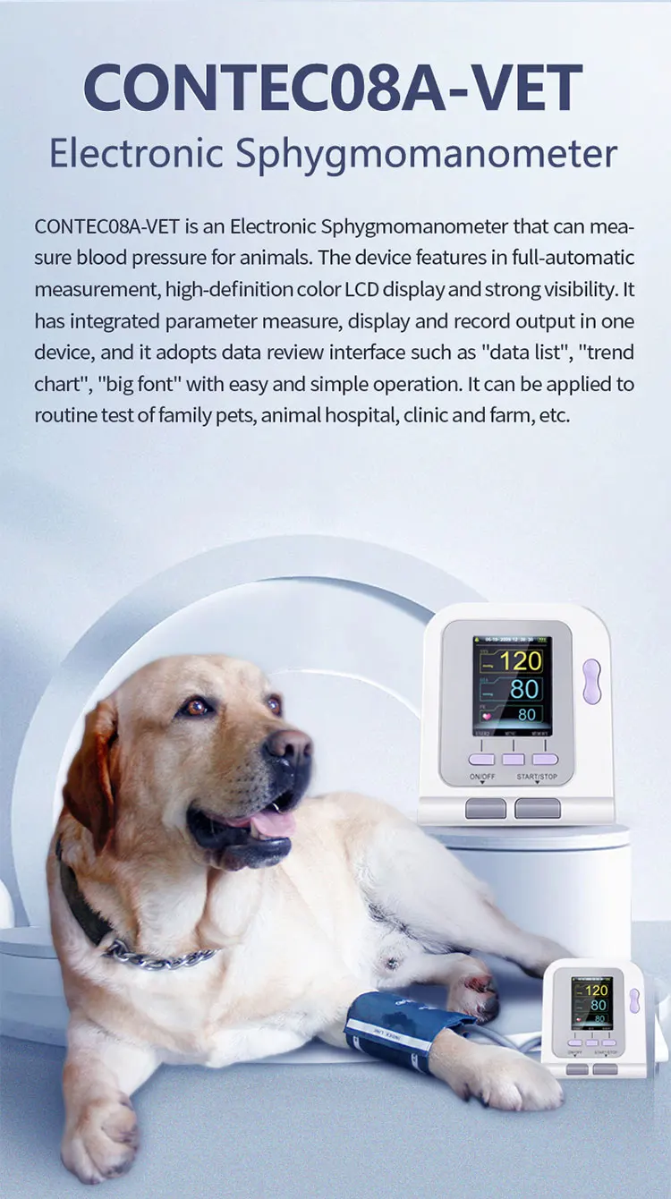 Contec08a-vet Veterinary Equipment Blood Pressure Vet Monitor ...