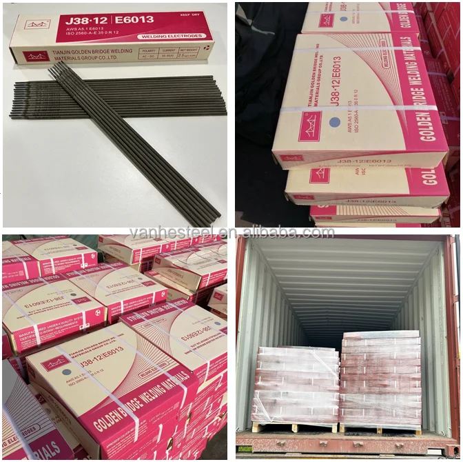 Golden Bridge E7016 E6011 E3018 E7018 Welding Electrodes